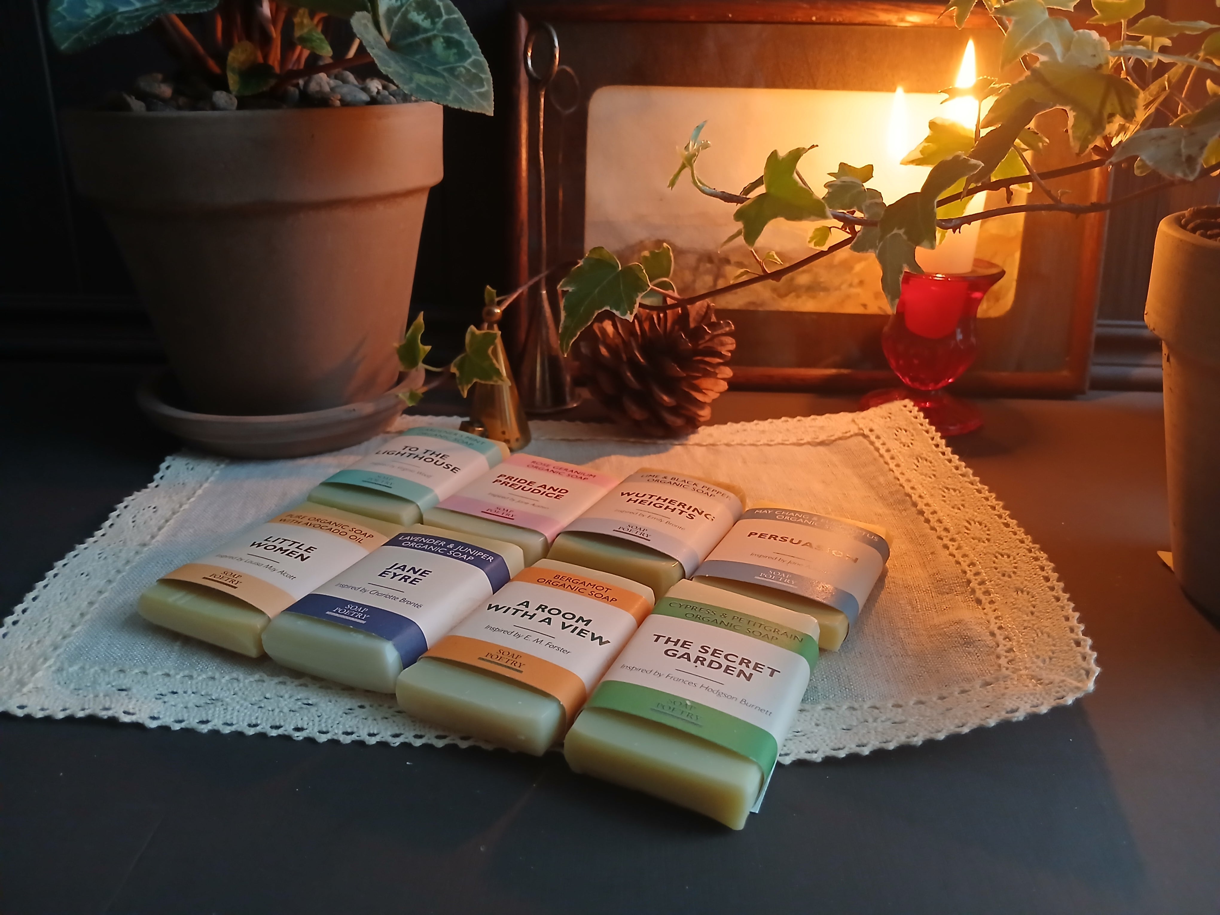 Soap Sampler - 8 Mini Organic Soaps Gift Set - Inspired by Books – Soap ...